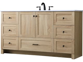Elegant Lighting Soma 60 Mango Wood Vanity | VF2860MW | PatioLiving