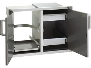 Fire Magic Double Doors with Trash Tray / Louvers & Dual Drawers ...