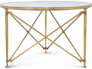 Theodore Alexander Spencer London Round Marble Coffee Table | TA55011 ...