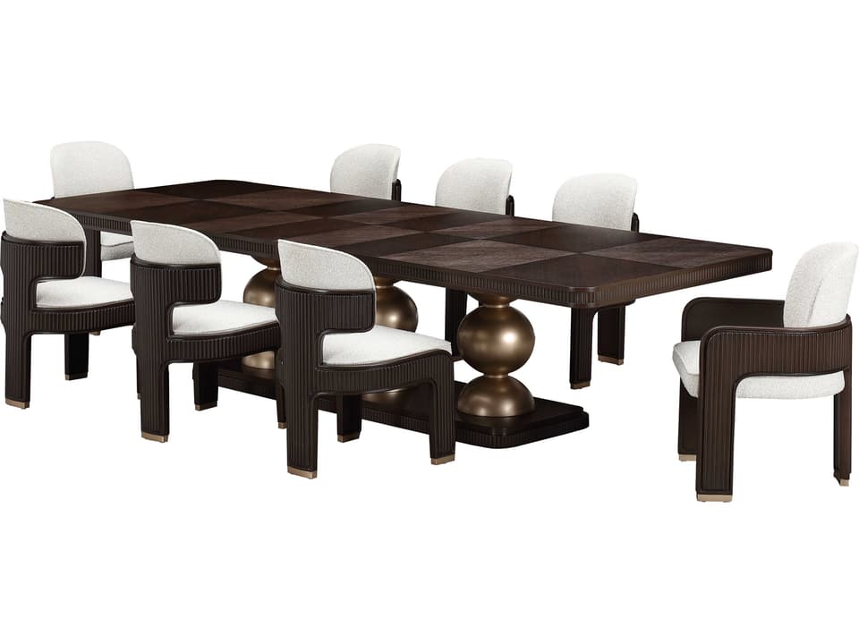 Michael Amini West Kensington Espresso Collection | LuxeDecor