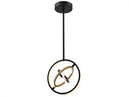Visual Comfort Modern Fues 1-Light Natural Brass Globe Pendant ...