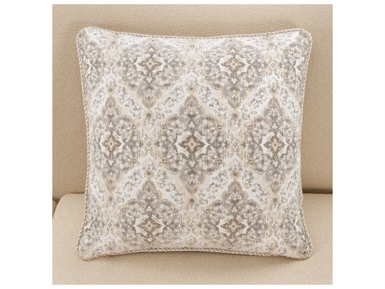 Michael Amini Chamberi Beige Upholstered Sectional Sofa ...