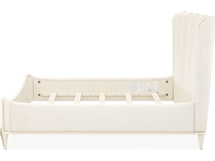 Michael Amini La Terrazza Starlight Creamy Pearl Beige Poplar Wood ...
