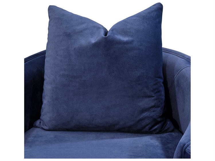 Michael Amini Celine Blue Velvet Accent Chair | AICLFRCLNE835IDG808