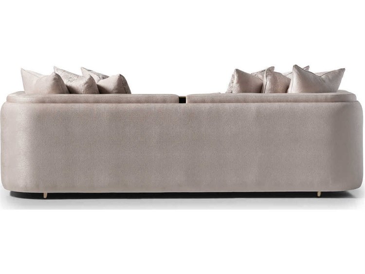 Michael Amini Carmela Almond Beige Upholstered Sofa | AICLFRCRMA816AMD806