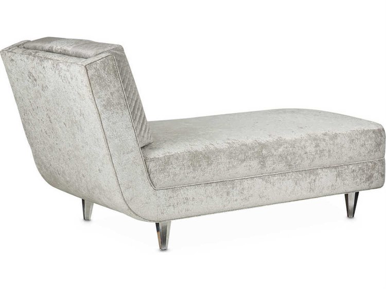Michael Amini Lanna Storm Gray Upholstered Chaise | AICNLRULANA841STM823