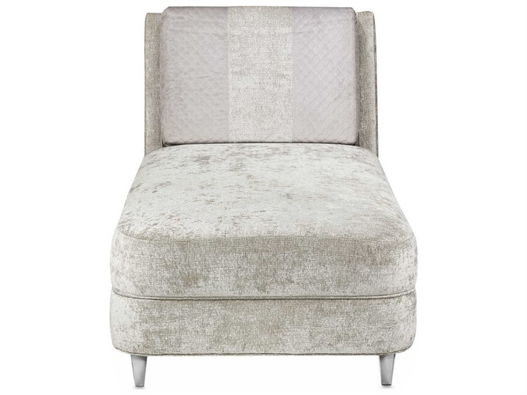 Michael Amini Lanna Storm Gray Upholstered Chaise | AICNLRULANA841STM823