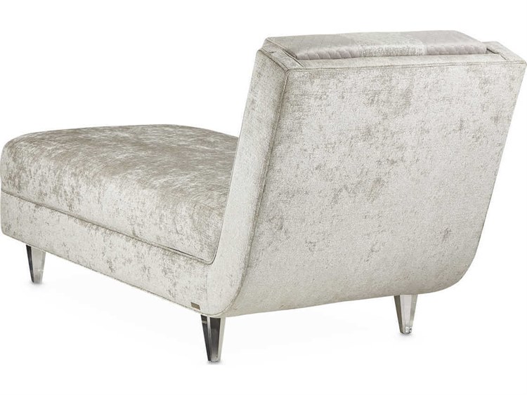 Michael Amini Lanna Storm Gray Upholstered Chaise | AICNLRULANA841STM823