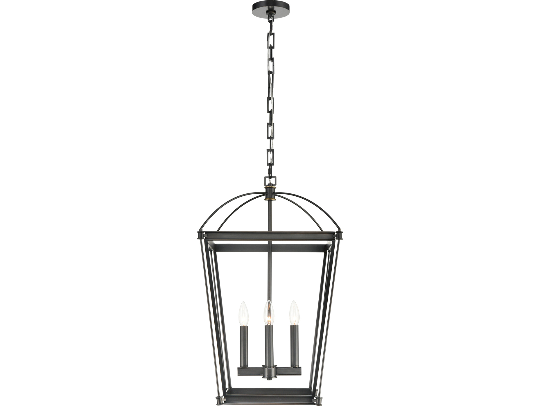 Alora Lighting Manor 4-Light Urban Bronze Black Lantern Pendant ...