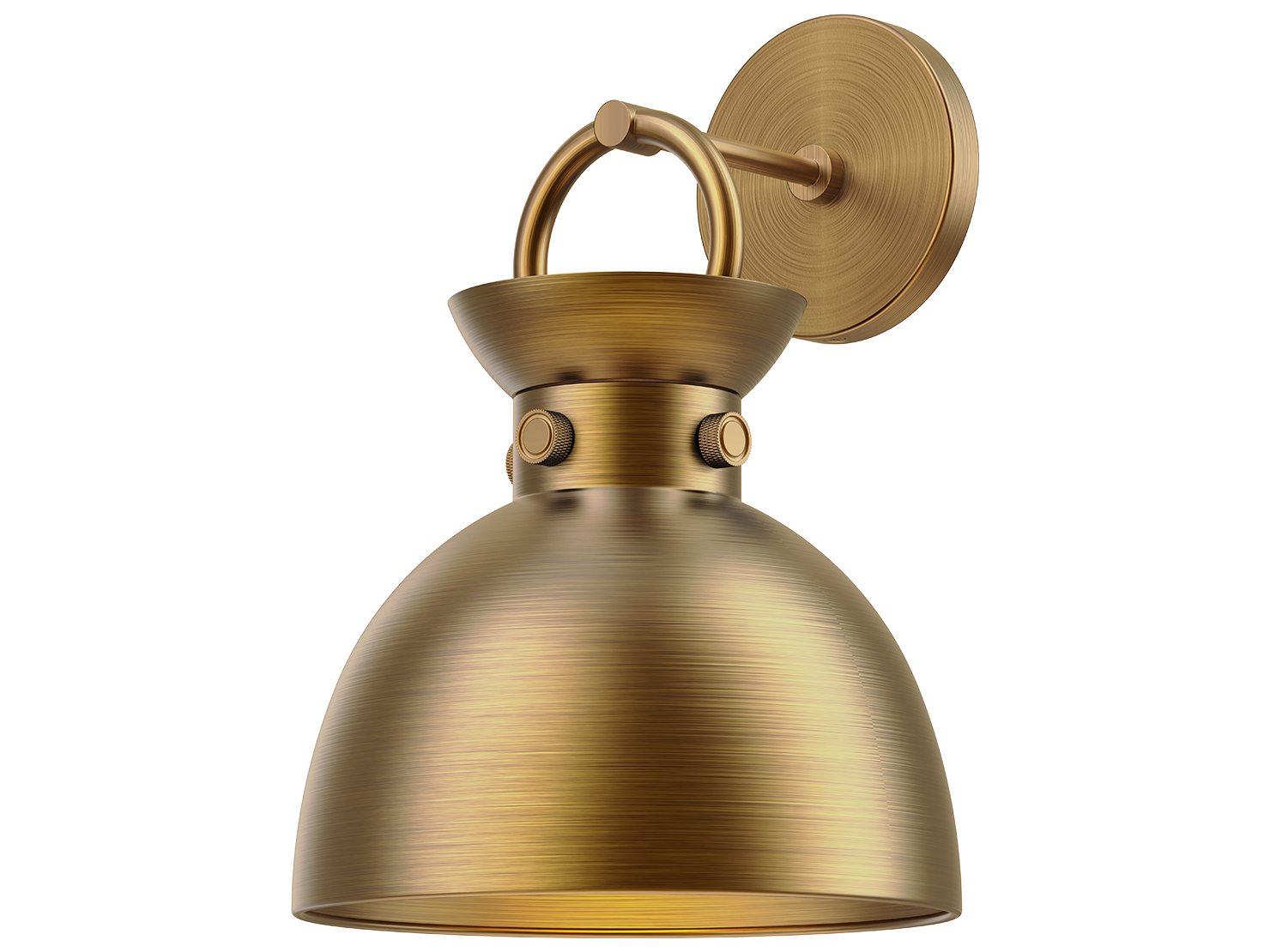 Alora Mood Waldo 1-Light Aged Gold Wall Sconce | AMOWV411309AG