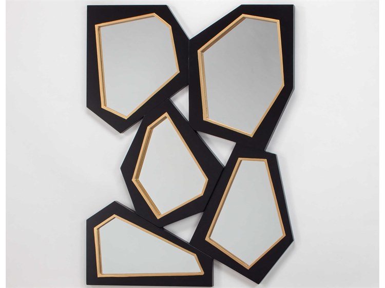 Artmax Black Gold Wall Mirror | AMX2703FM
