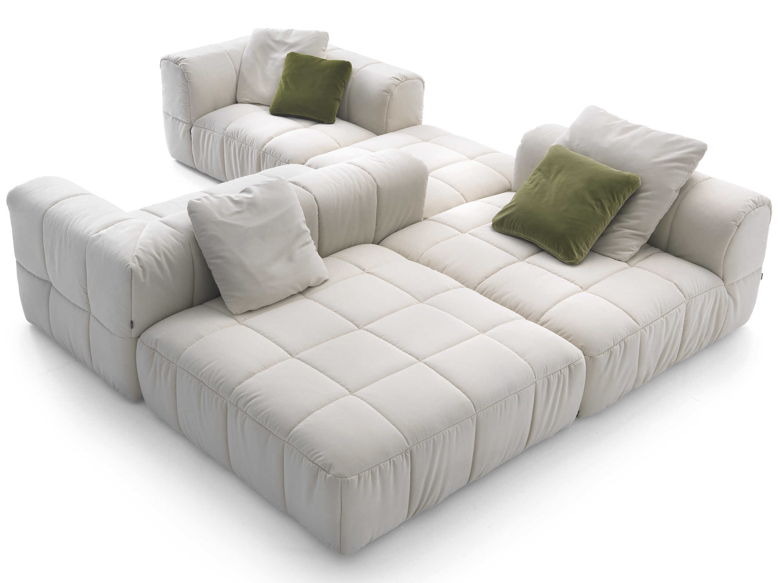 Arflex Strips Upholstered Sectional Sofa | ARFSTRIPSSECSET3
