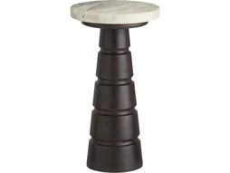 Butler Julia Round Marble Brown End Table | BT5627140