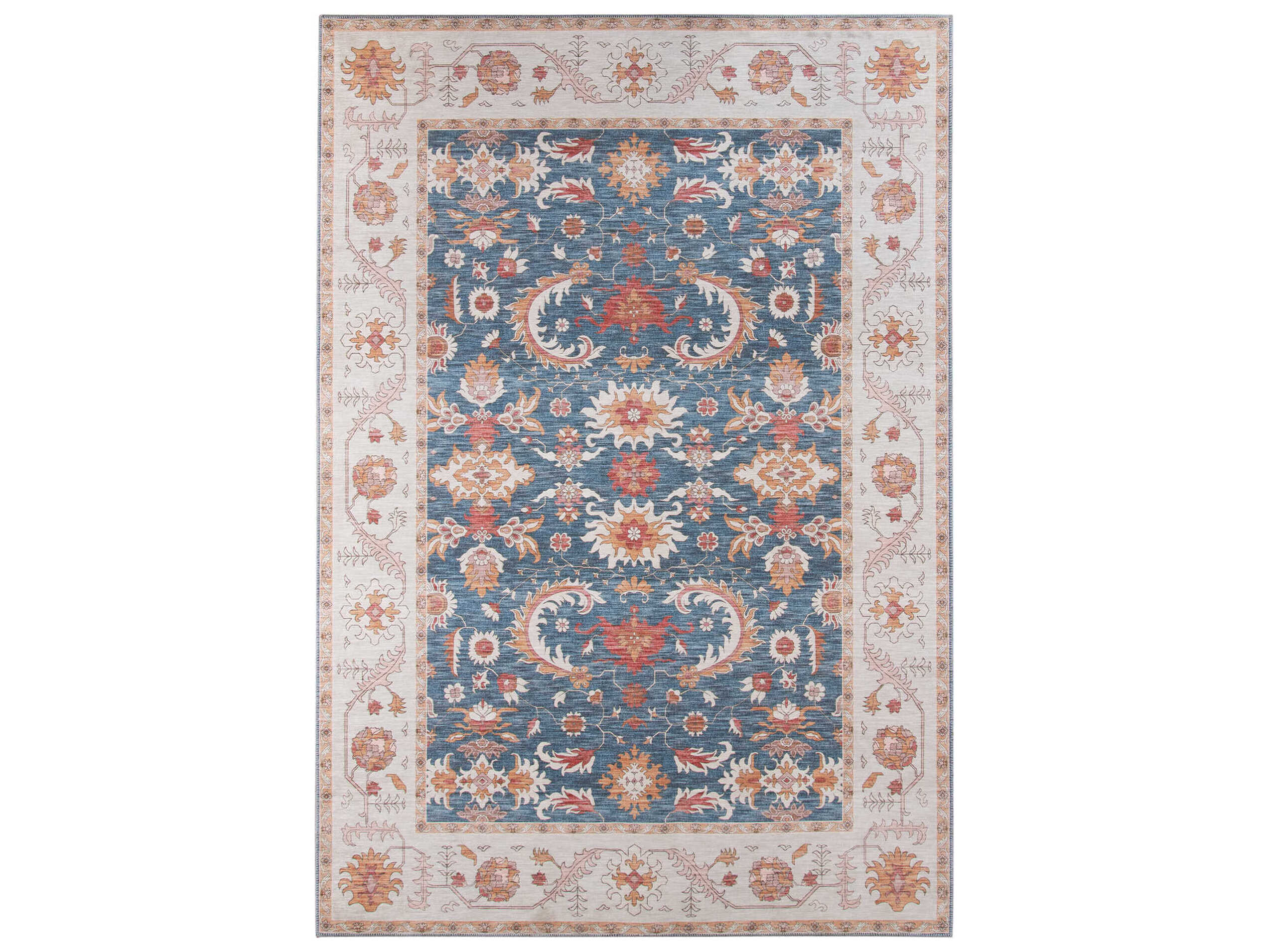 Amer Rugs Myra Navy Blue Rectangular Area Rug | ARMYR3NAVYBLUE