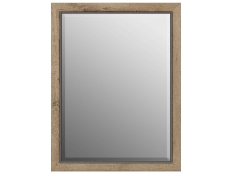 A.R.T. Furniture Garrison Rectangular Washed Oak Wall Mirror | AT3221201302