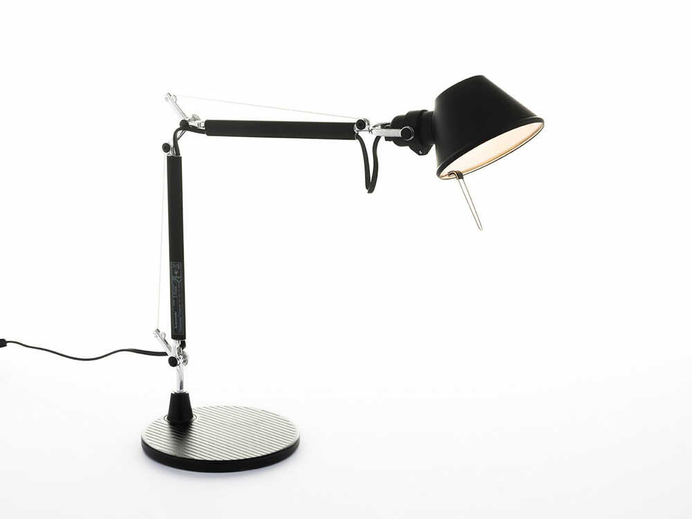 Artemide Tolomeo Micro Black Desk Lamp | ATMA011838