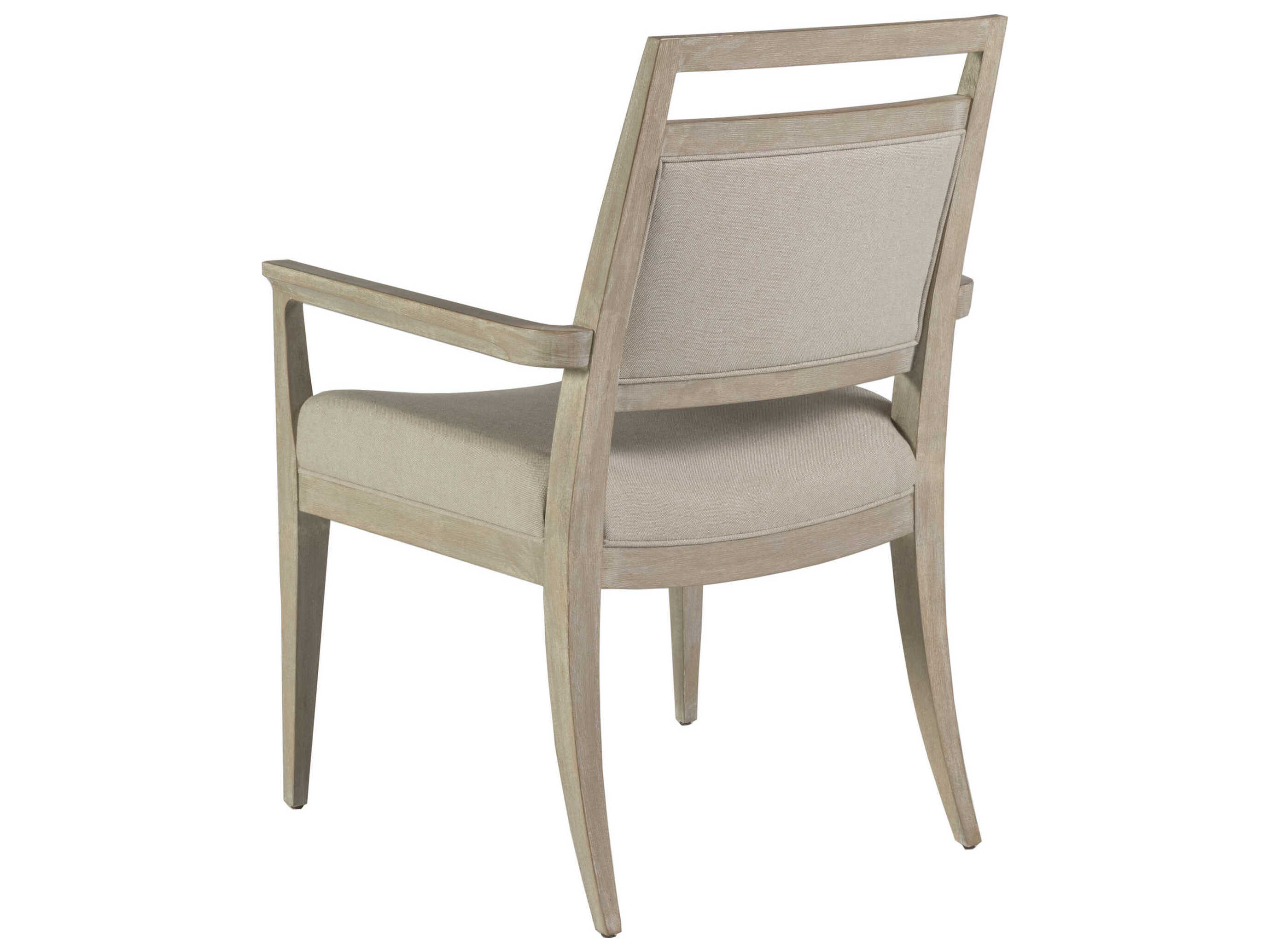 Artistica Nico Bianco Upholstered Arm Dining Chair | ATS01222288140