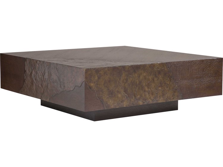 Artistica Signature Designs Contango Square Wood Rich Brown Cocktail ...