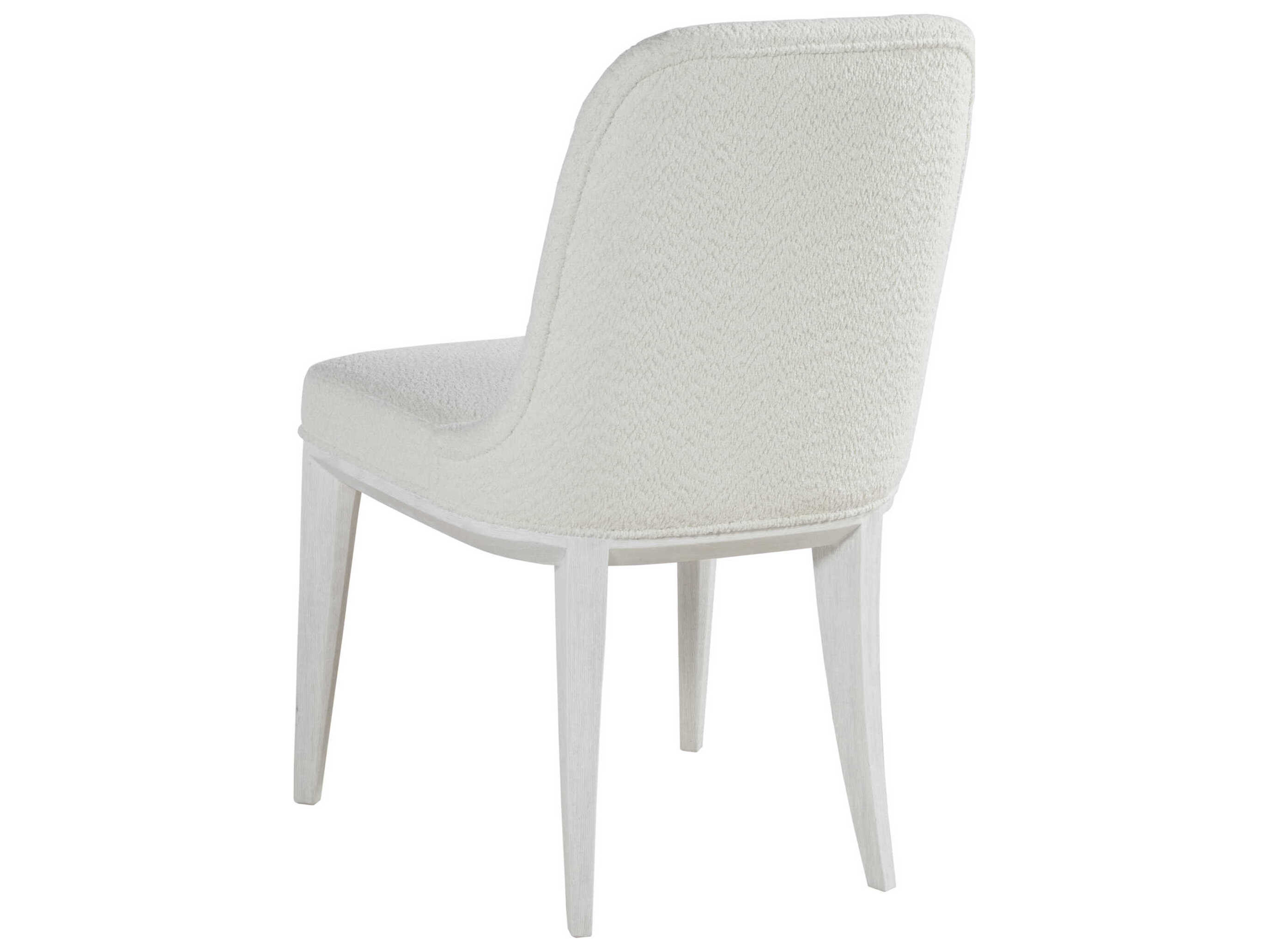 Artistica Marcel Mahogany Wood Upholstered Armless Dining Chair ...