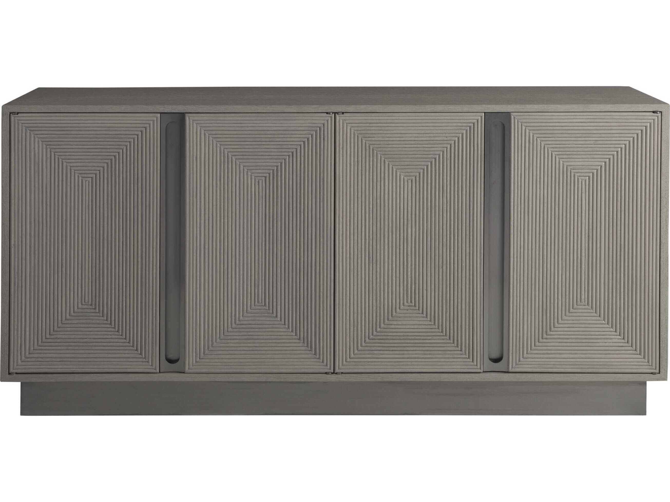Artistica Gradient 68" Antiqued White Media Console | ATS2119907
