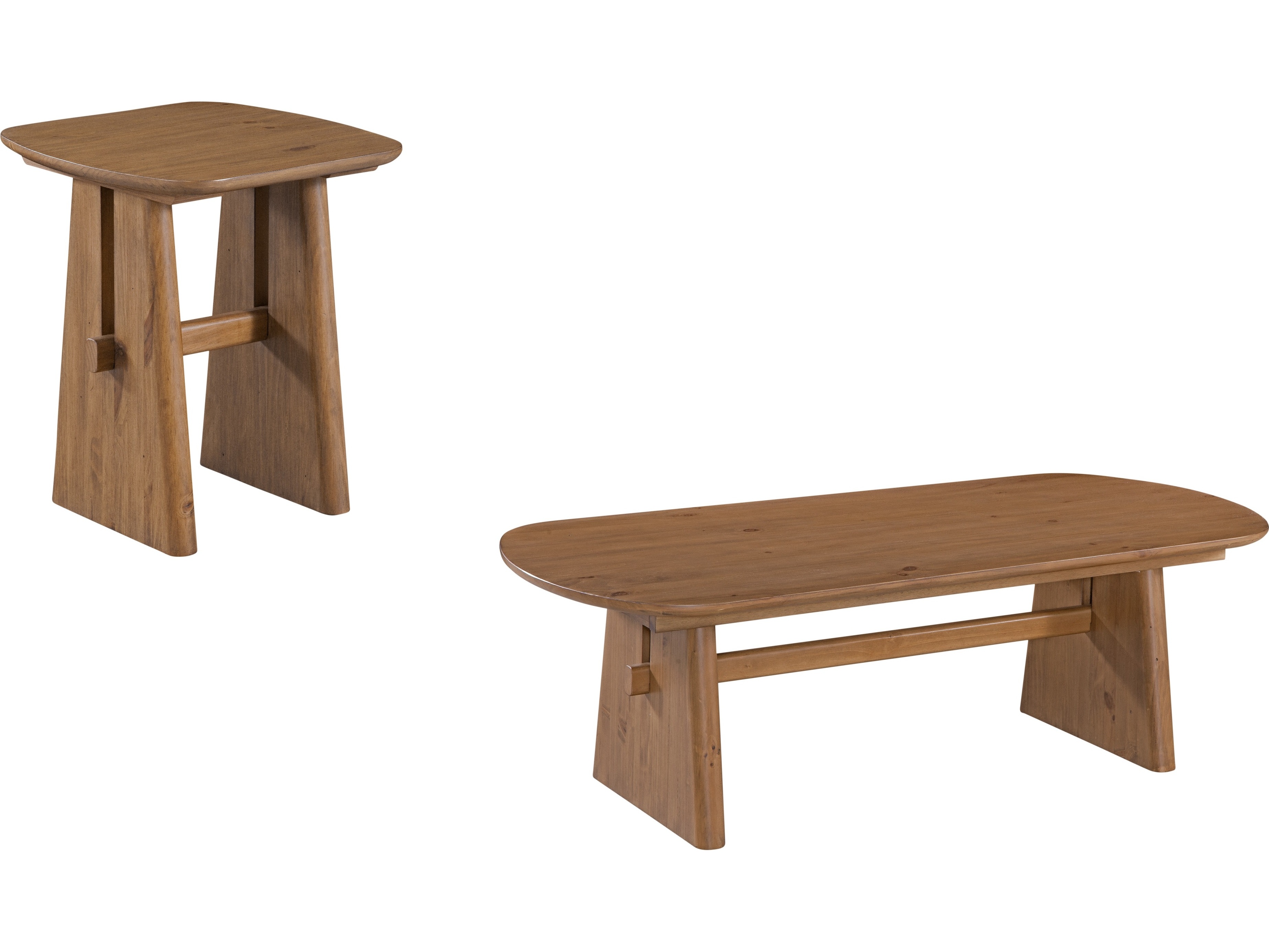 Bassett Mirror Knox Rectangular Wood Coffee Table | BA6022LR100