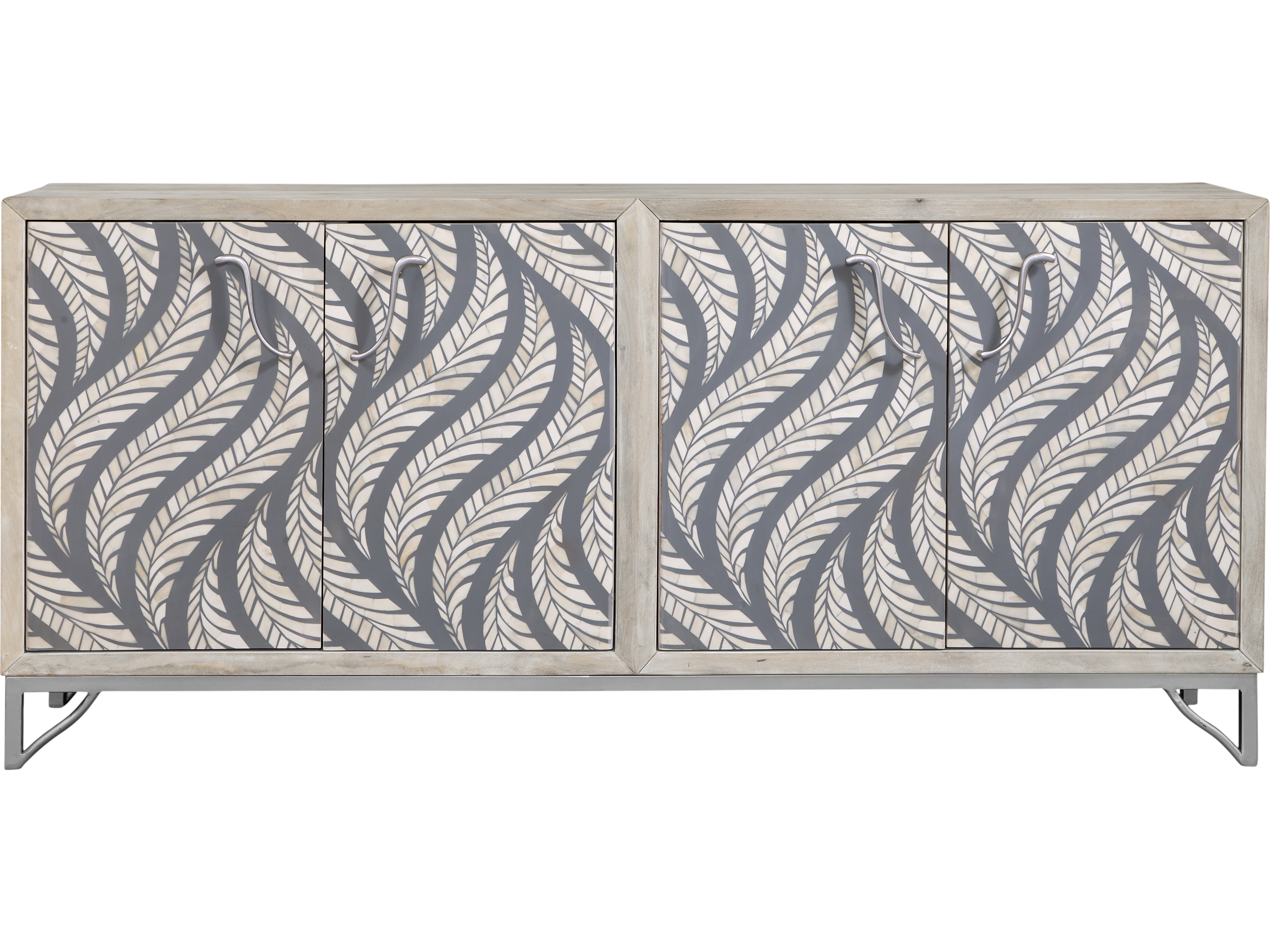 Bassett Mirror Leia 74" Mango Wood Sideboard | BA6033DR576