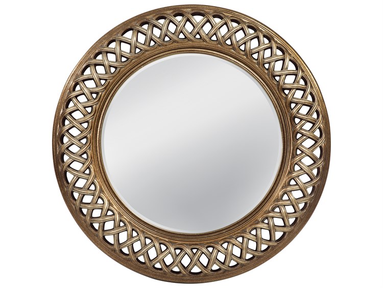Bassett Mirror Old World Alissa Round Wall Mirror | BA6357711EC