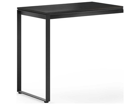 BDI Linea Office Natural Walnut, Black Computer Desk | BDI6221WL