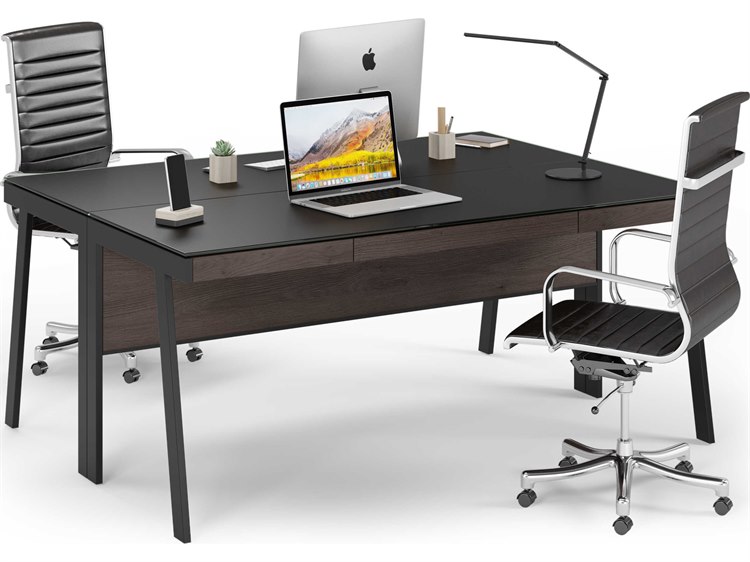BDI Sigma Sepia Black Secretary Desk | BDI6901SPA