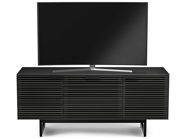 BDI Corridor 65" Hardwood Charcoal Stained Ash Media Console | BDI8177CRL