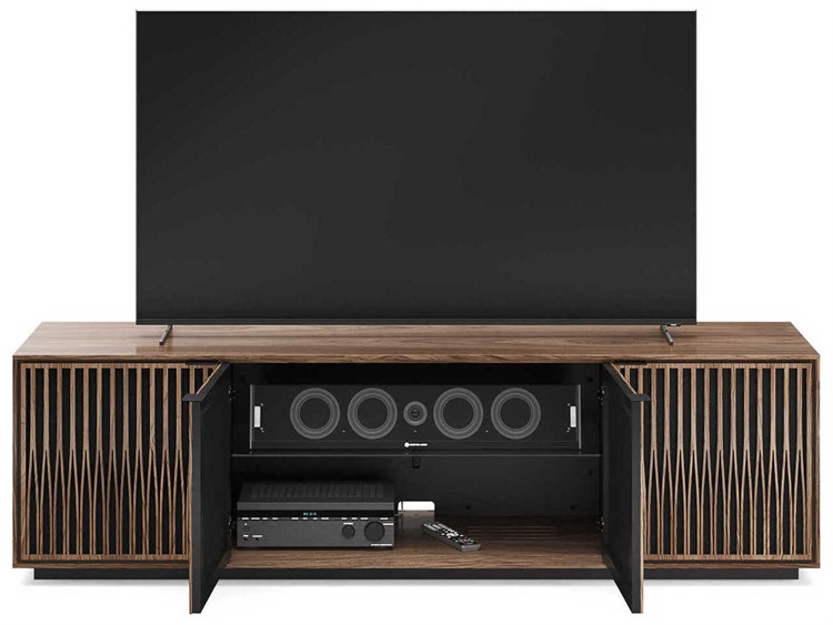 BDI Elements 82" Hardwood Natural Walnut Media Console | BDI8703TUWL