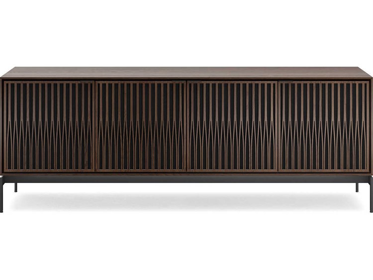 BDI Elements 82" Hardwood Toasted Oak Media Console | BDI8709TUTOK