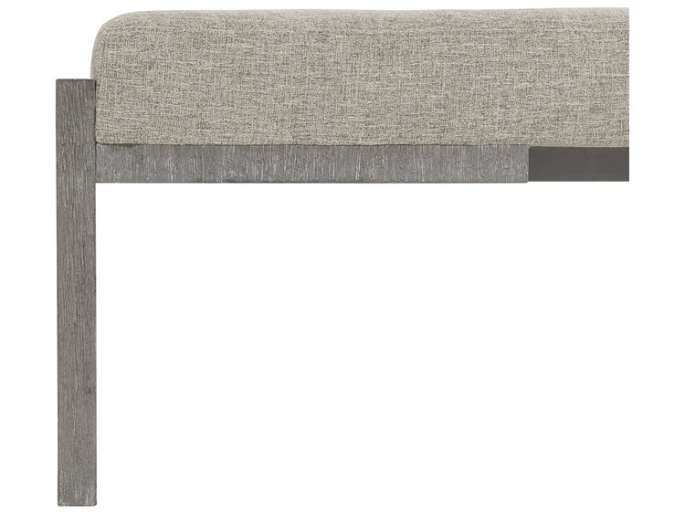 Bernhardt Foundations Dark Shale Gray Upholstered Accent Bench | BH306508