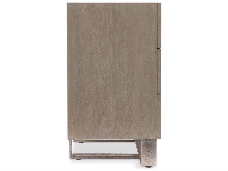 Bernhardt Linea 3-Drawers Gray Oak Wood Nightstand | BH384232G