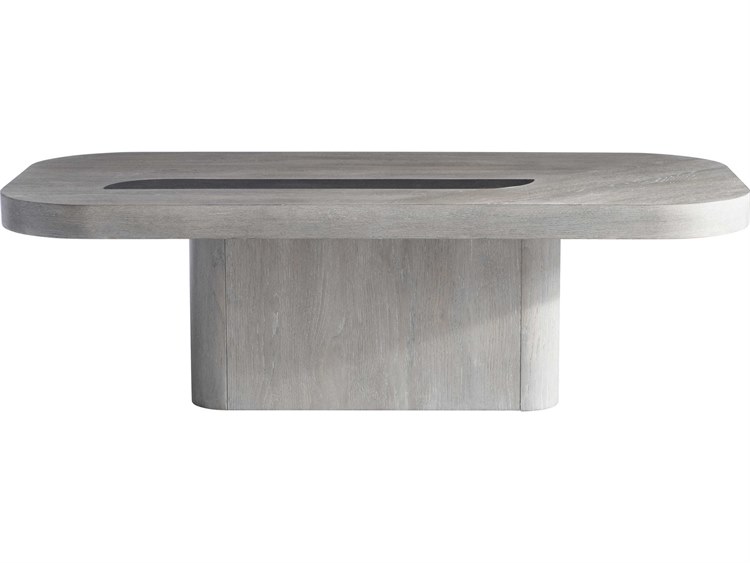 Bernhardt Marcato Rectangular Wood Cerused Greige Cocktail Table | BH497021