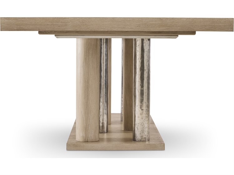 Bernhardt Prado Rectangular Wood Tawny Bright Graphite Dining Table ...