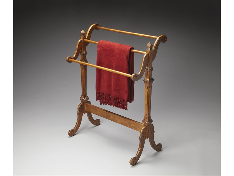 Butler Newhouse Vintage Oak Blanket Rack | BT1910001