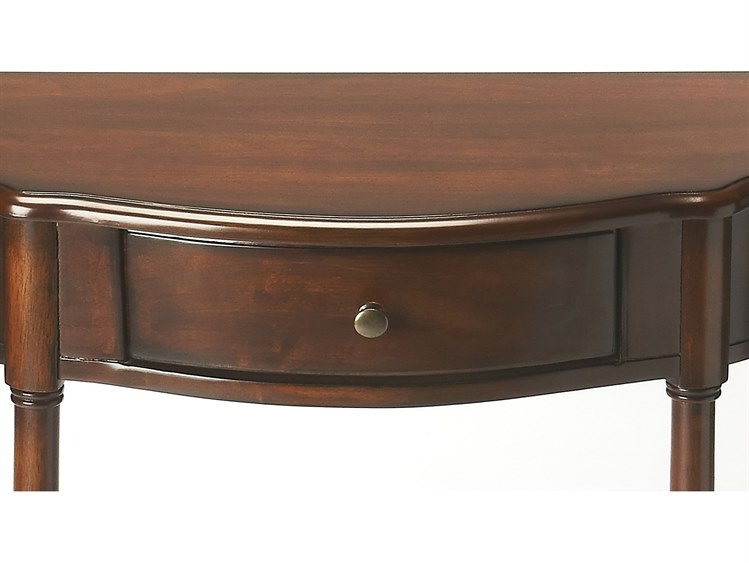 Butler Skilling Demilune Wood Cherry Console Table | BT3623024