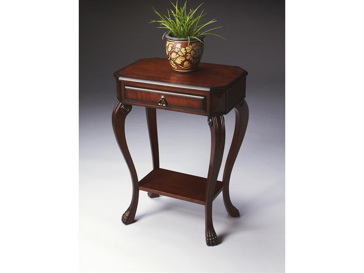 Butler Channing Rectangular Wood Cherry Console Table | BT5021024
