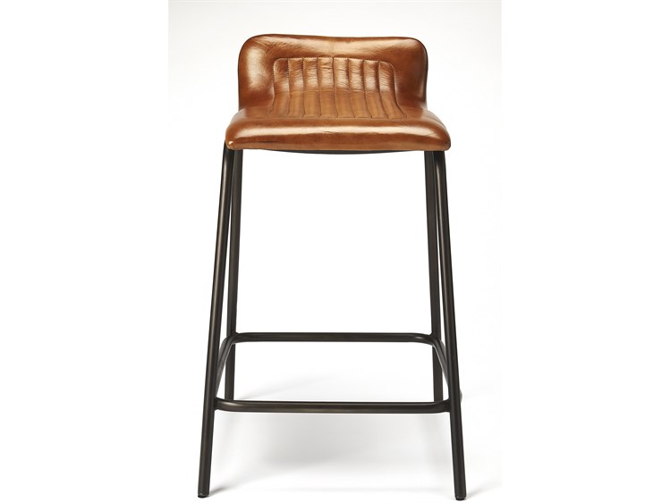Butler Ludlow Brown Leather Counter Stool | BT5283344
