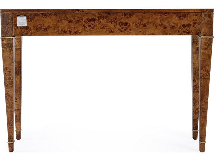 Butler Kai Rectangular Wood Traditional Burl Console Table | BT5714442