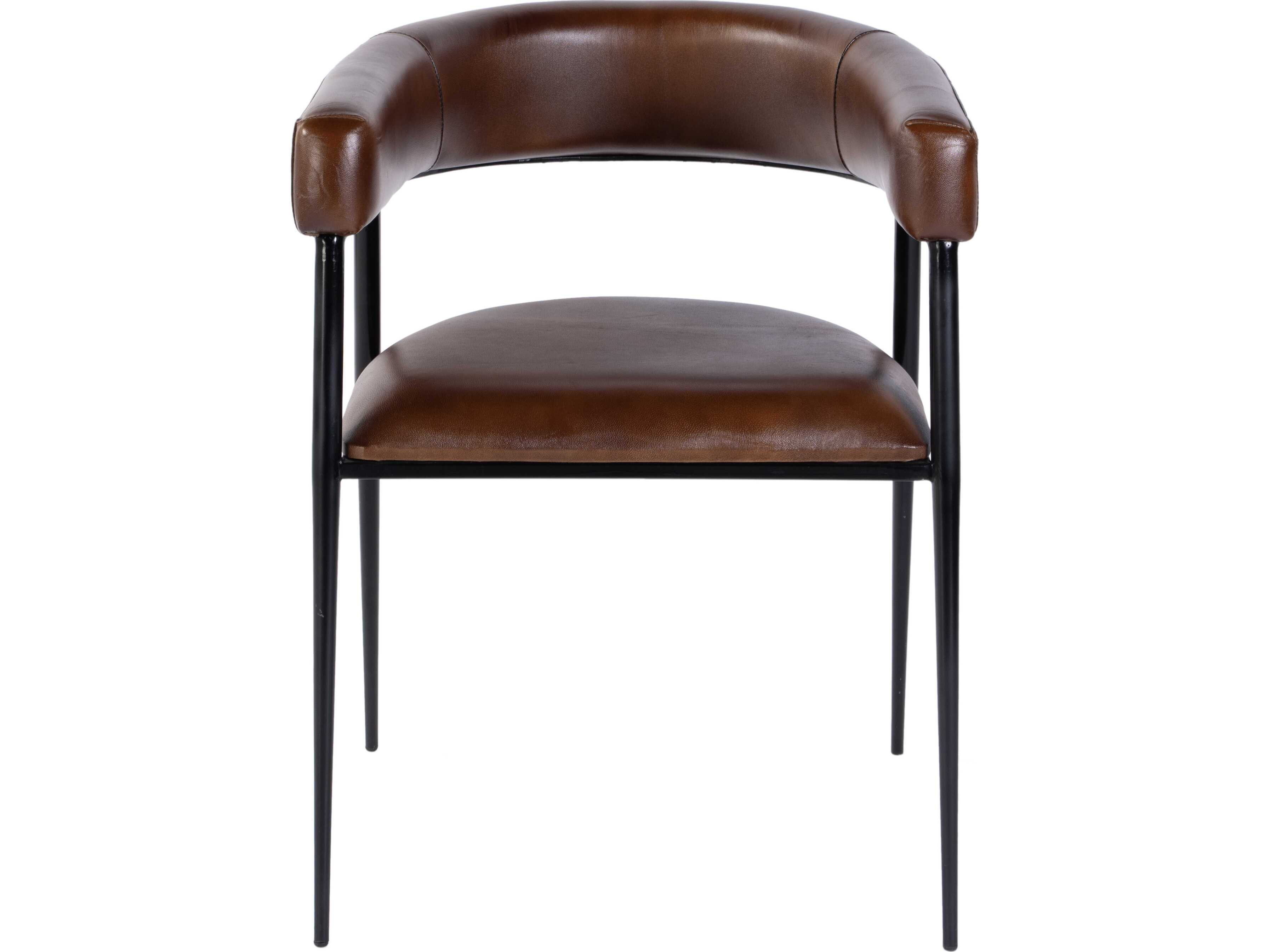 Butler Dallas Brown Leather Arm Dining Chair | BT5916344