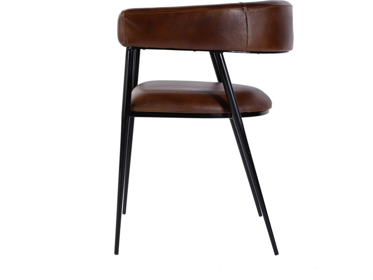 Butler Dallas Brown Leather Arm Dining Chair | BT5916344