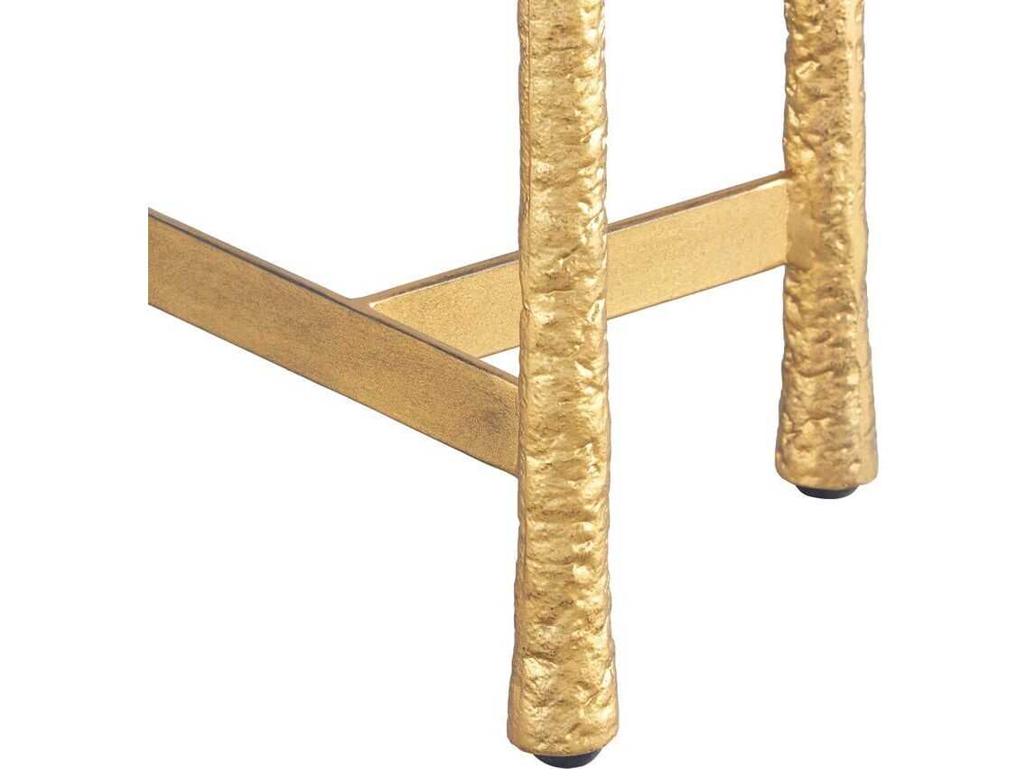 Villa & House Genesis Square Glass Gold End Table | BUNGEN100808