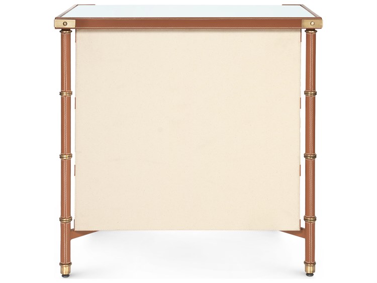 Villa & House Rectangular Glass End Table | BUNTOU130404