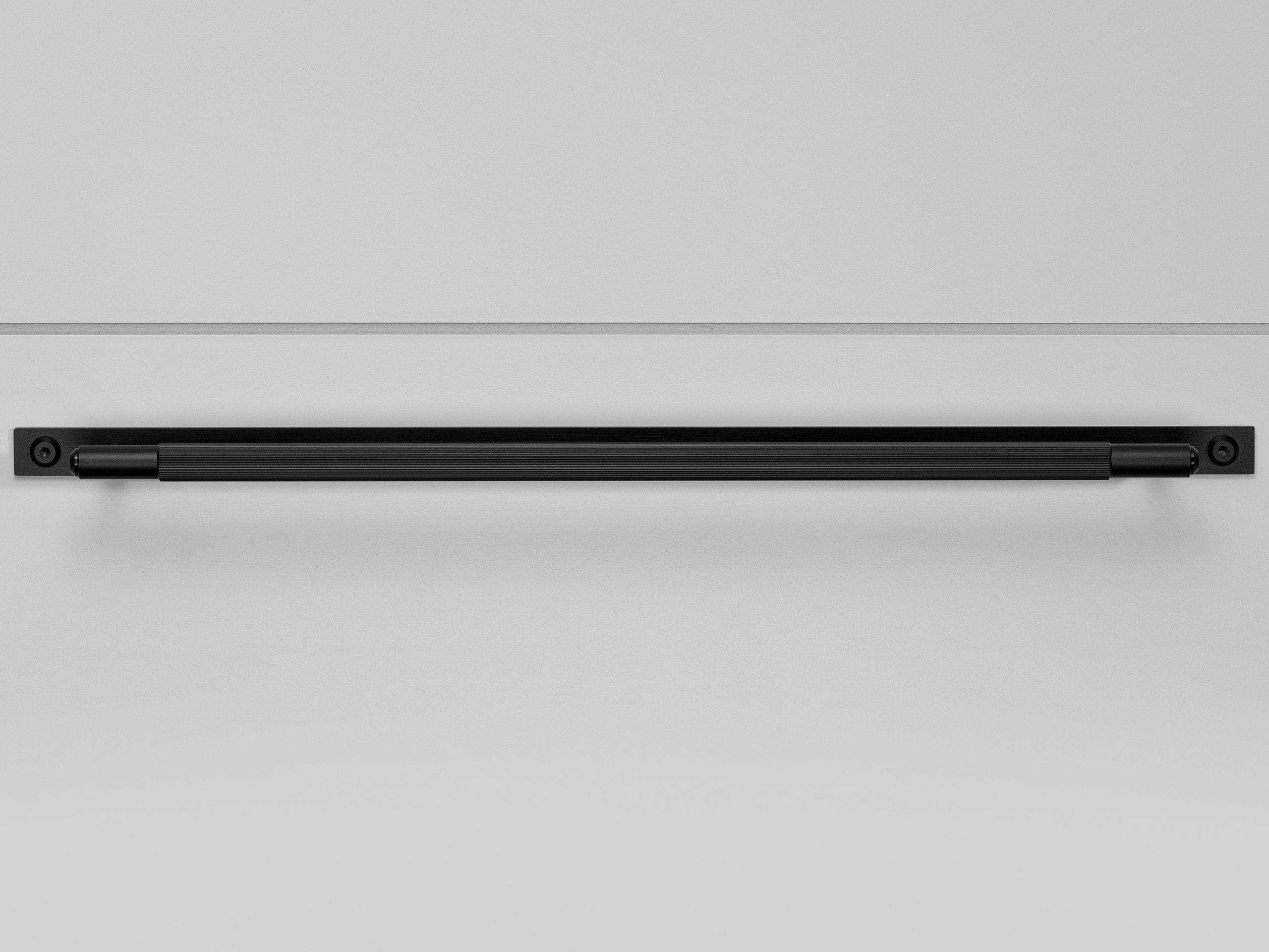 Buster + Punch Black Linear Plate Pull Bar | BUPNPB02358
