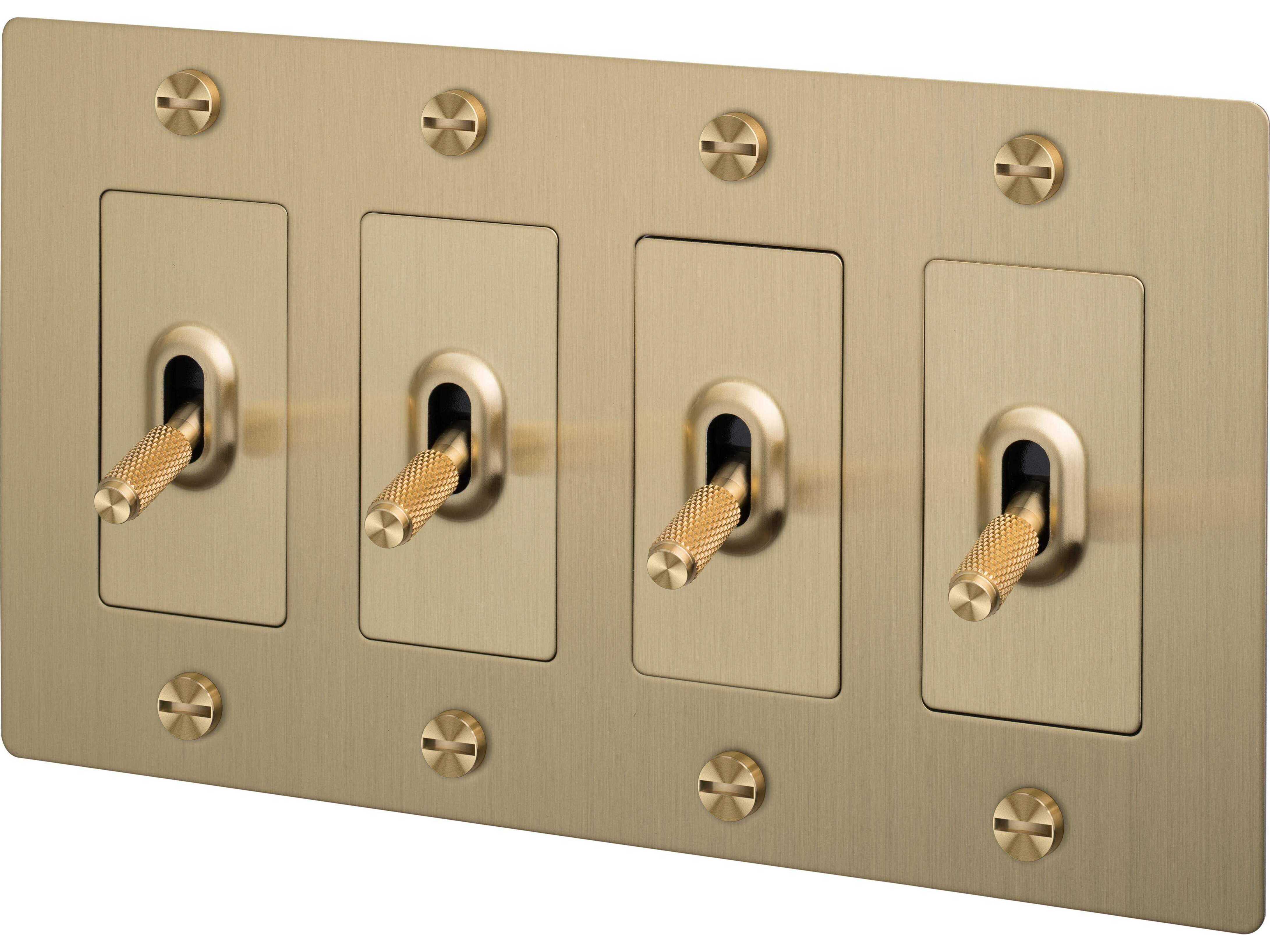 Buster + Punch 4G Brass Cross Toggle | BUPNTK4C05