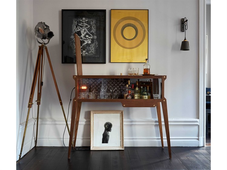 Buster + Punch The Rockstar Brown Walnut Wood American Bar Cabinet ...