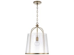 Capital Lighting Madison 1-Light Matte Black Glass Empire Pendant ...