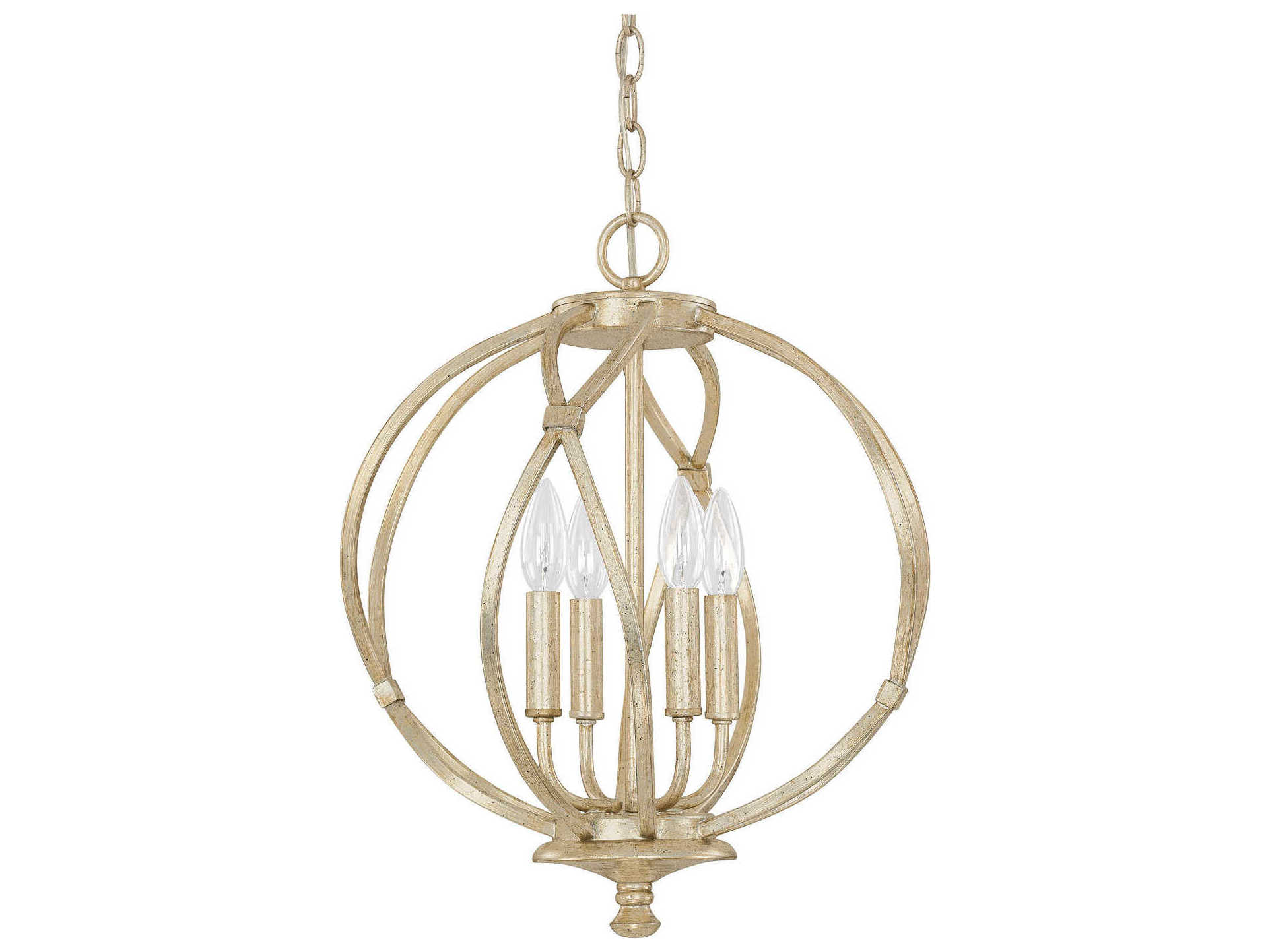 Capital Lighting Bailey Winter Gold 4-light 15'' Wide Mini Chandelier ...